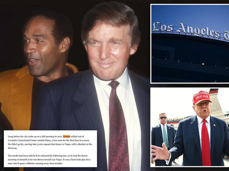 LA Times obit for OJ Simpson goes viral after mistaking him for Trump