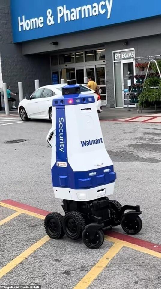 Walmart slammed for robot parking lot security guard: 'Doing everything ...