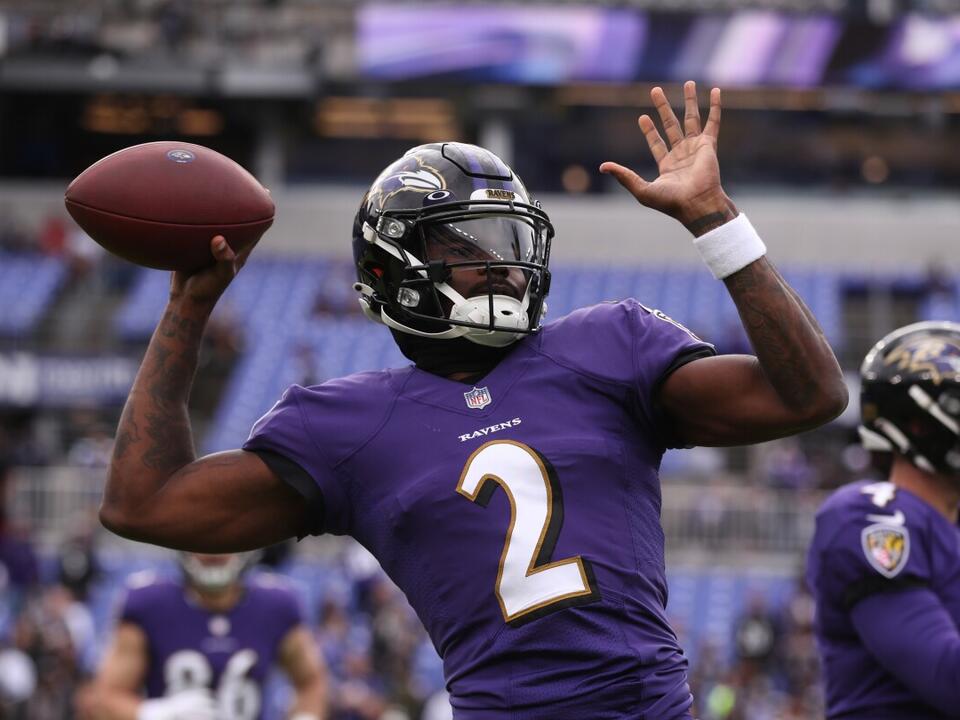 Tyler Huntley will get the start for the Ravens Saturday