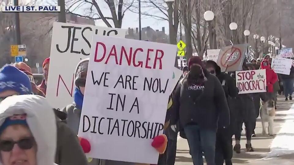 50501 Movement protest in St. Paul - NewsBreak