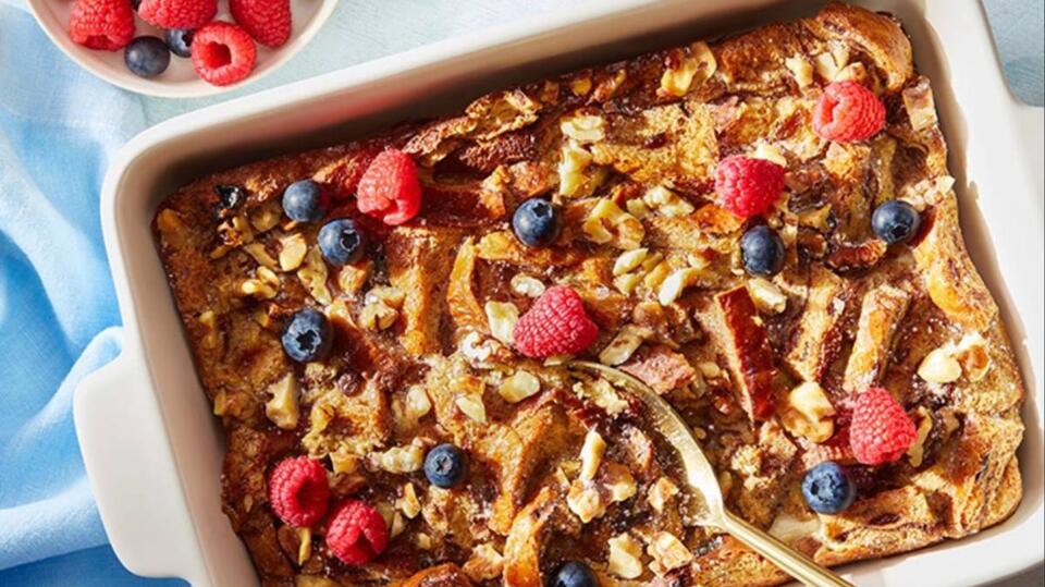 Raisin Walnut French Toast Casserole recipe: A delicious, simple ...