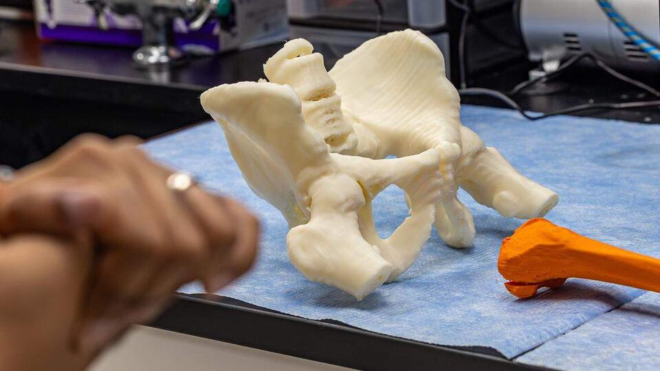 3D-printed bones? Science fiction comes to life at University of Miami ...