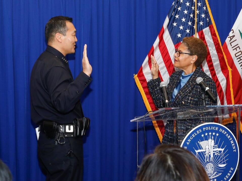 Lifelong Angeleno Dominic H. Choi Sworn In as LAPD Interim Chief