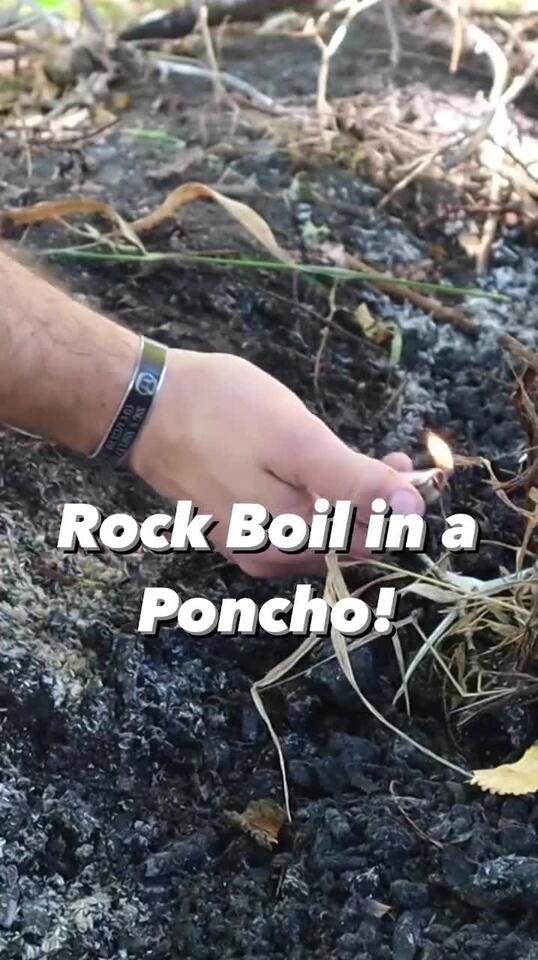 Rock Boil in a Poncho! LINK IN BIO! #poncho #usgi #military #camo # ...