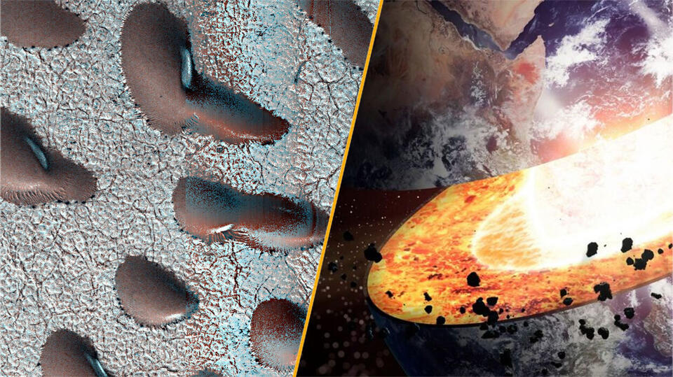 Science news this week: Sunken worlds and 'kidney beans' on Mars ...