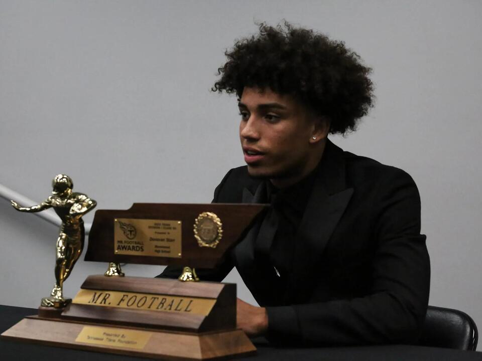 Jared Curtis, Eric Hazzard, Donovan Starr named 2024 TSSAA Mr. Football ...