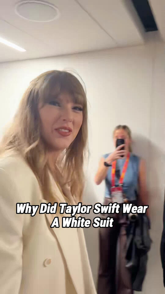 Why Did Taylor Swift Wear a White Suit to the 2025 Super ...