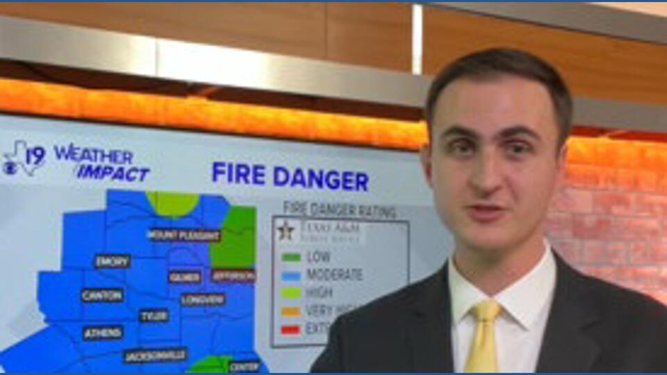 MET MINUTE: Fire danger at low to moderate risk, cold front heading to ...