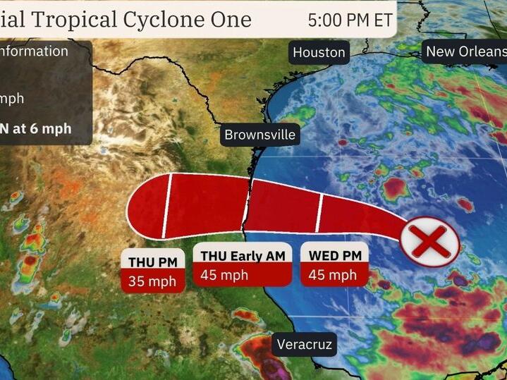 Disaster declared in Texas as state braces for tropical storm set to ...