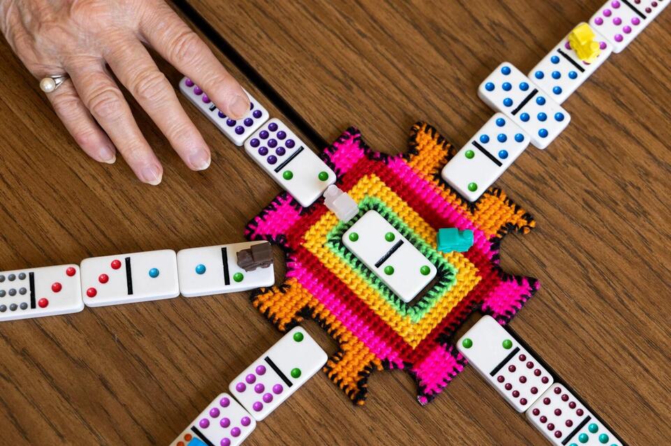 'You come for the fun of it’: Mexican Train Dominoes offers community ...