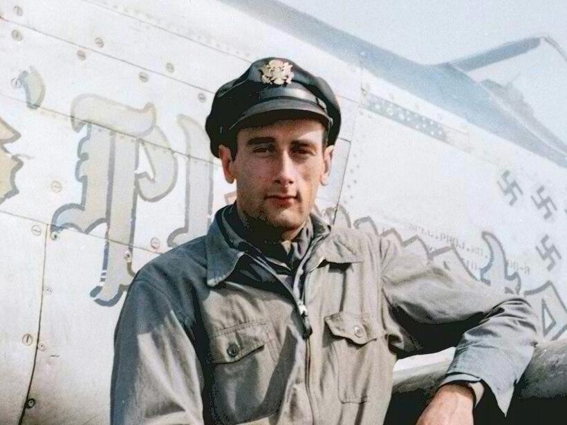 After being forced to eject behind enemy lines, USAAF pilot Bruce Carr ...