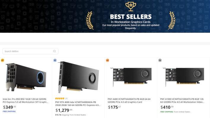 Intel Arc Pro B50 Becomes A Best-Selling Workstation GPU, Filling The ...