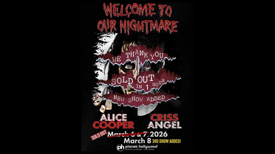 Alice Cooper And Criss Angel Add New Welcome To Our Nightmare Show ...