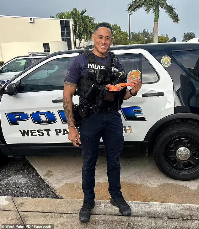 Hunky Florida cop goes viral after running marathon... and fans are ...
