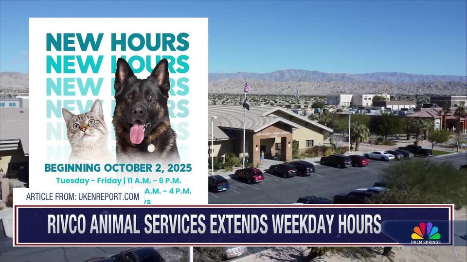 Riverside County Animal Shelters Extend Hours to Better Serve the ...