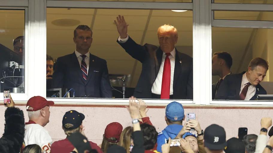 Commanders Fans Loudly Boo Donald Trump During Appearance at Game ...