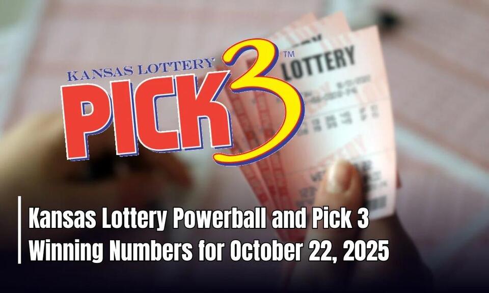Kansas Lottery Powerball and Pick 3 Winning Numbers for October 22 ...