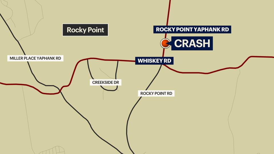 Woman killed after crashing into tree in Rocky Point - NewsBreak