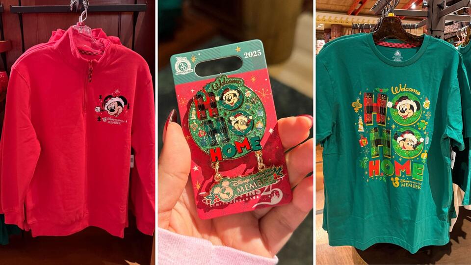 2025 Disney Vacation Club Christmas Merchandise Collection at Disney ...