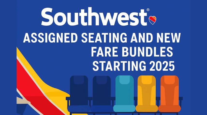 Southwest Airlines Introduces Assigned Seating and New Fare Bundles in ...