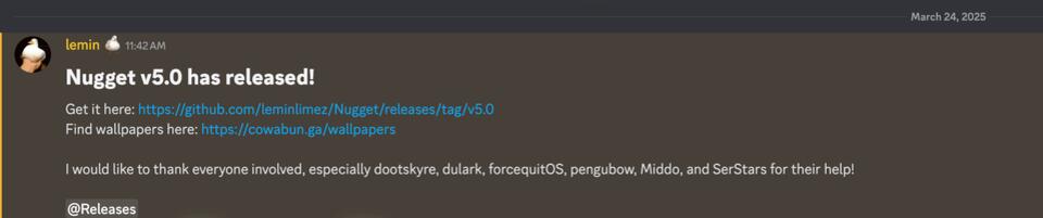 Nugget v5 officially released with support for animated wallpapers ...