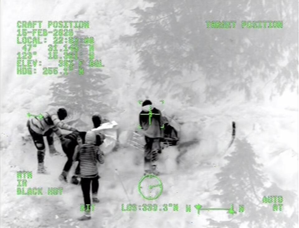 Coast Guard Airlifts Injured Woman Who Fell Down Avalanche Chute, Teen ...