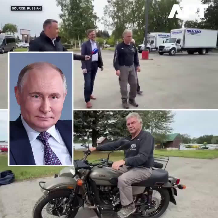 Putin Gifts Alaska Man a Brand-New Motorcycle After His Soviet-Era Bike ...