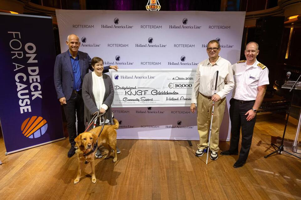 Holland America Honors Guide Dogs with Donation - NewsBreak