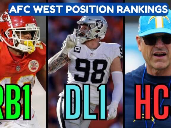 Ranking NFL Position Groups: AFC West