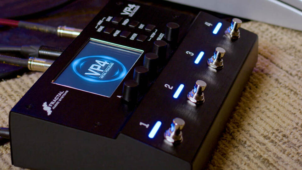 Fractal packs “over 400” effects from the Axe-Fx III into its compact VP4 ‘Virtual Pedalboard ...