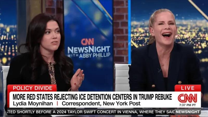 CNN panelist busts out laughing at analyst's wild claim about ICE ...
