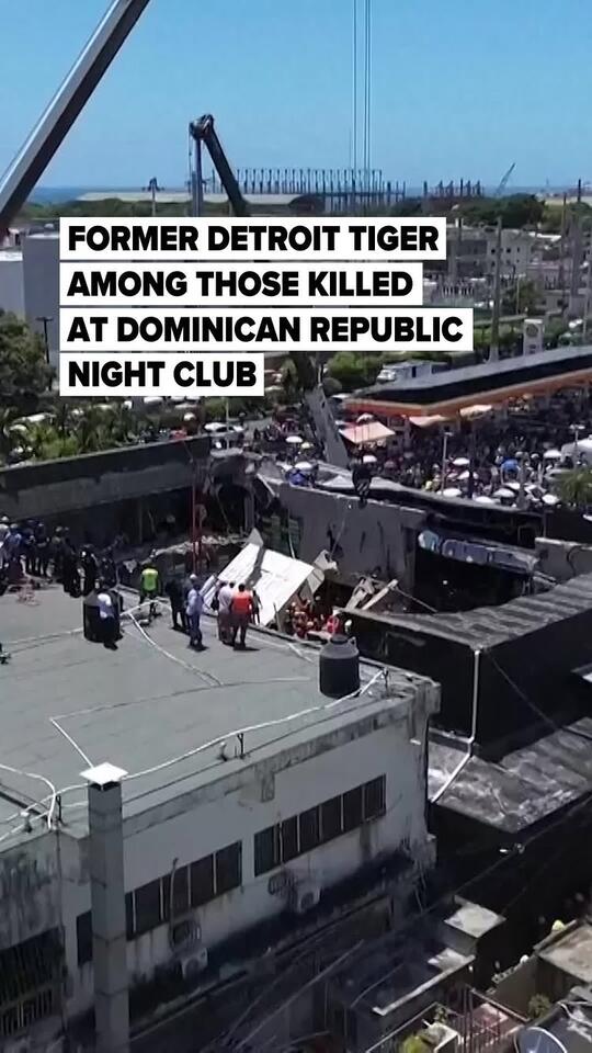 Drone footage shows the aftermath of a deadly roof collapse at the ...