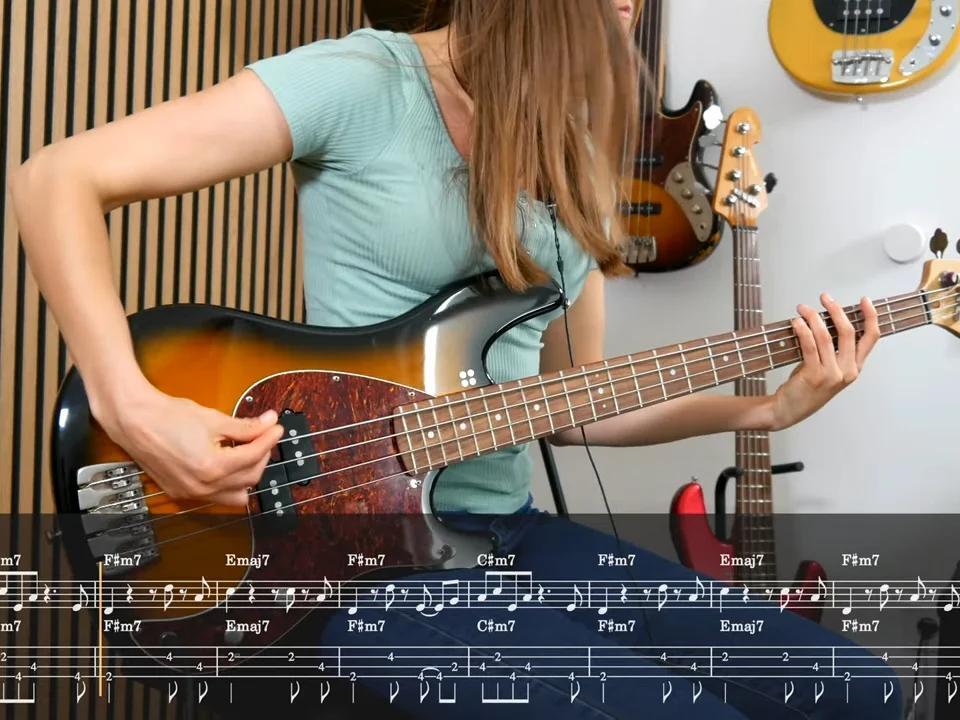 Julia Hofer: “Night Fever” Bass Cover and Transcription