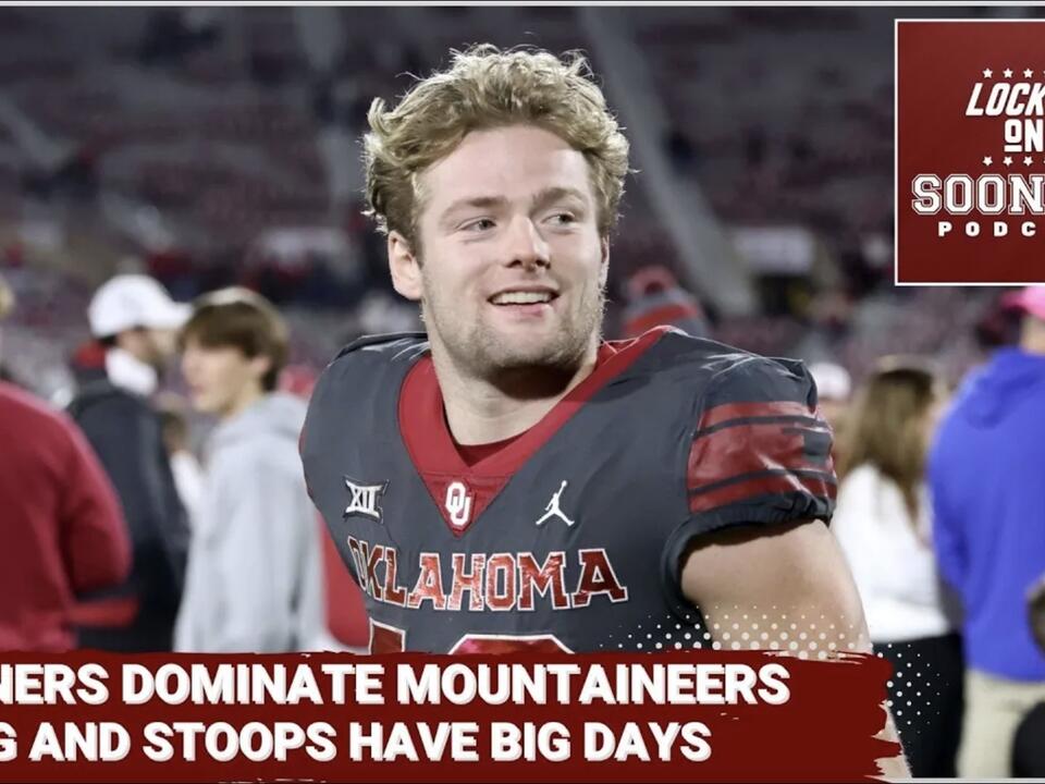 Oklahoma Sooners dominate West Virginia. Drake Stoops and Dillon ...