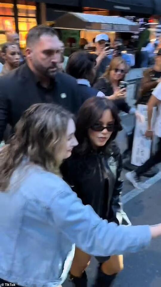 Jenna Ortega sparks concern over her 'social anxiety' after being mobbed by fans ahead of Met ...