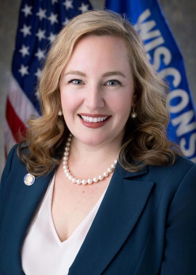Sen. Kelda Roys talks about governor campaign while on stop in Eau ...