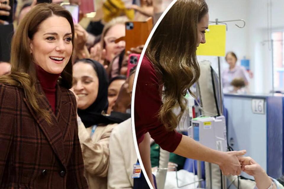 Kate Middleton makes surprise visit to hospital where she was treated ...