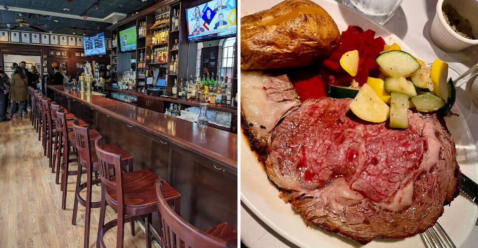 This New Jersey Restaurant Offers A 16 oz Prime Rib Dinner With Sides ...