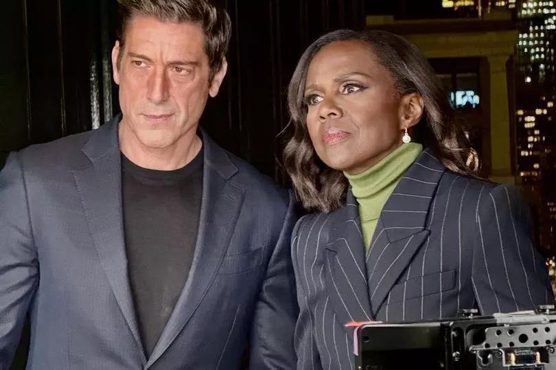 ABC David Muir fans lust over collaboration with fellow new anchor ...