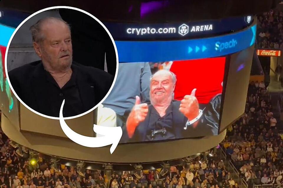 Jack Nicholson Makes Rare Public Appearance at Lakers Game, First Known ...
