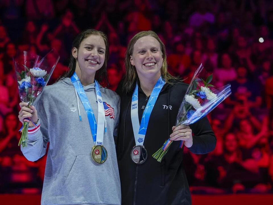 On a night for doubling up, Lilly King also takes home an engagement ring