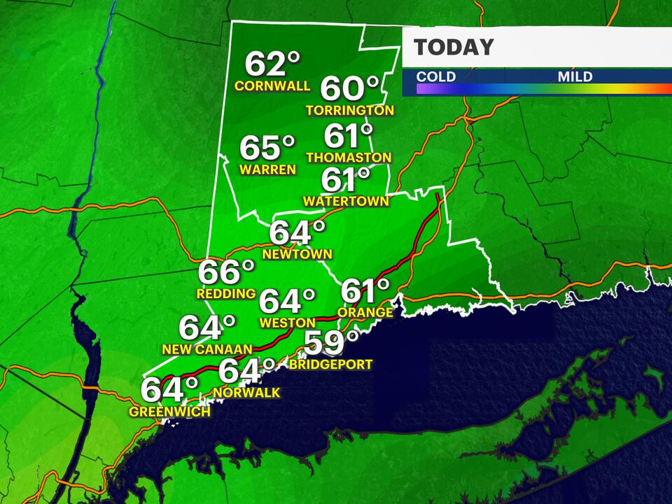 STORM WATCH: Mix of sun and clouds in Connecticut; thunderstorm ...