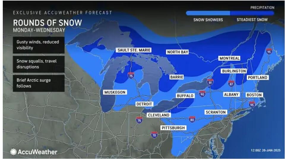 Whiteout Conditions Possible In Parts Of Northeast As Clipper System ...
