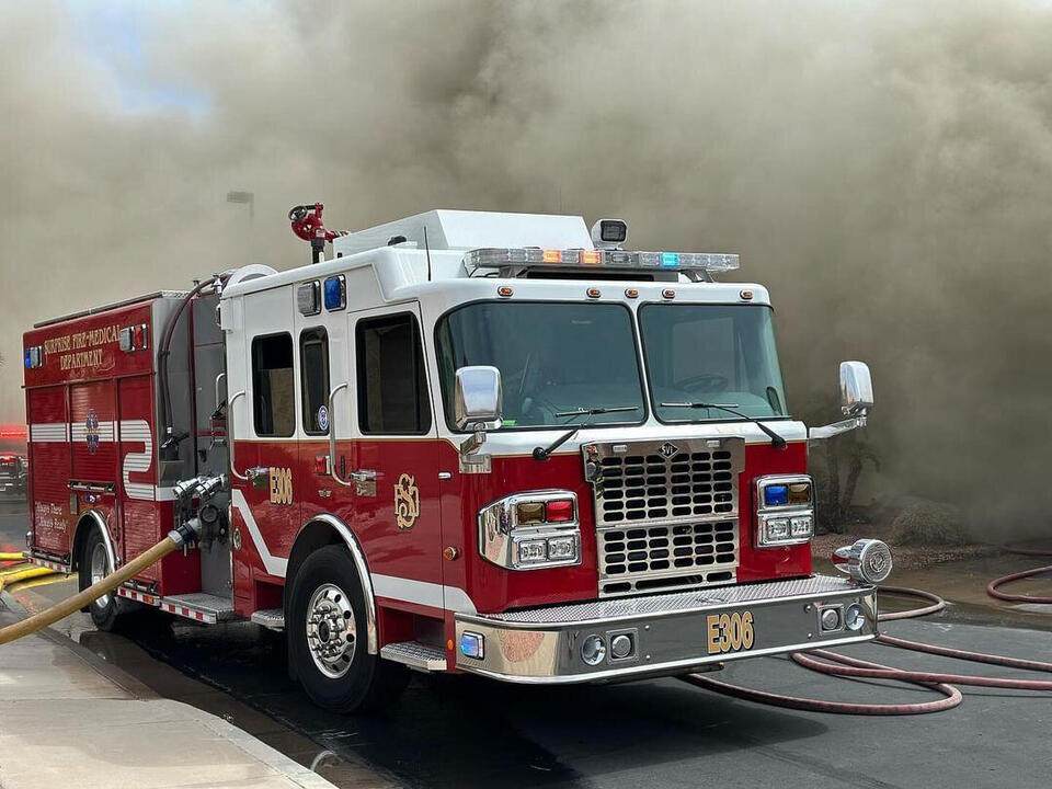 Surprise fire crews control home fire