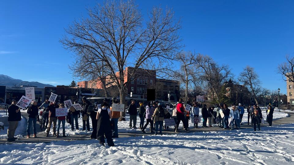 Community members rally downtown; part of nationwide protests sparked ...