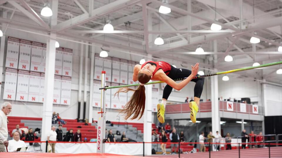 Nebraska track and field high jumper named USTFCCCA National Athlete of ...
