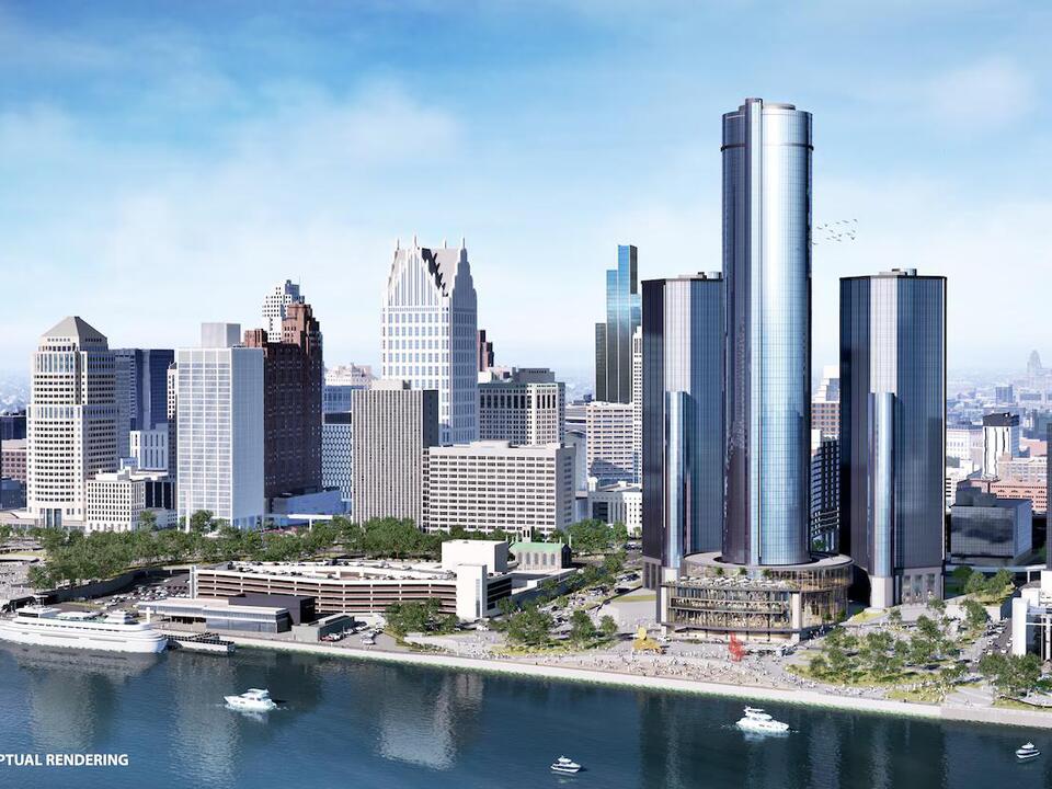 Plans revealed for future of Michigan’s tallest building, the GM Ren Cen