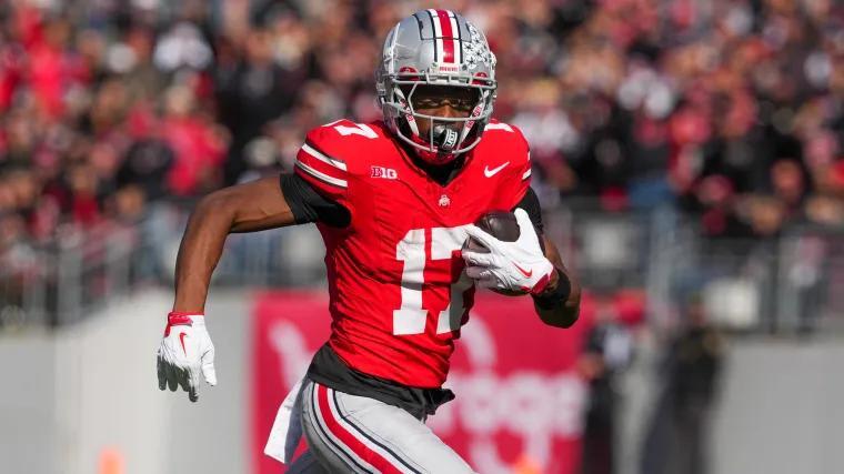 Is Carnell Tate playing today? Ohio State WR injury news leaves doubt ...