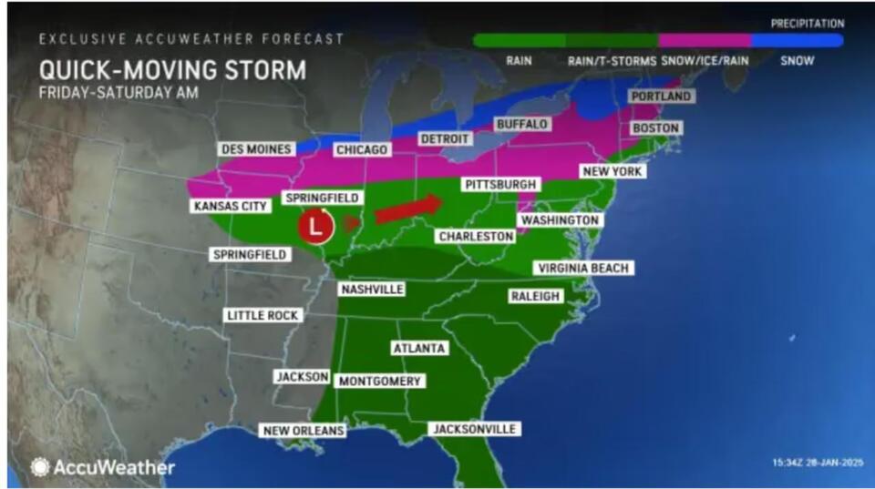 Massive Storm Taking Aim At Northeast: Here's Latest Timing, Track ...