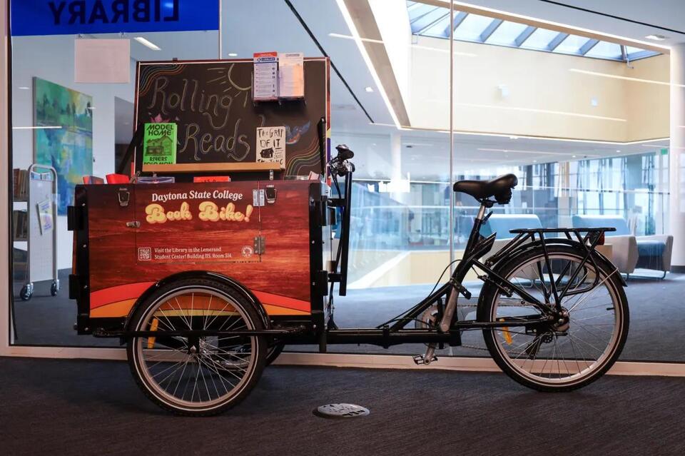 Introducing DSC’s Book Bike, The Library That Comes to You - NewsBreak